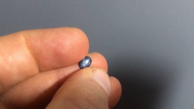 Сапфир звёздчатый, синий 0,55кт №465