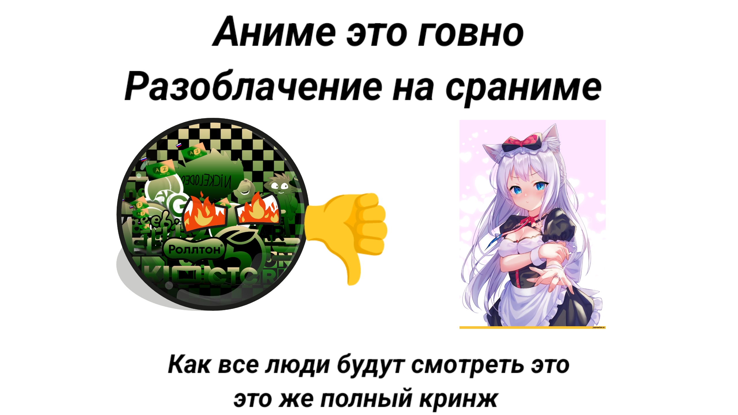 Разоблачение на сраниме