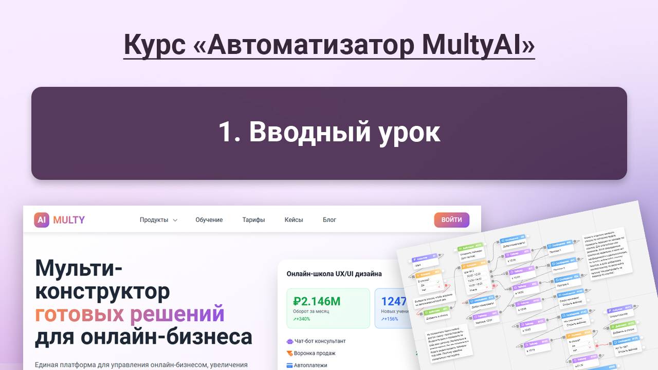 001 Первые шаги в сервисе Multy.ai
