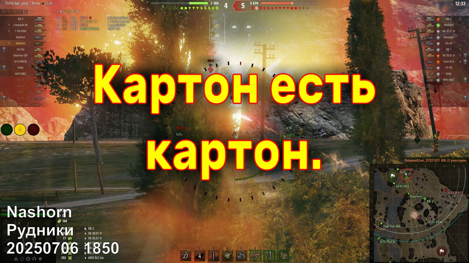Картон есть картон. Nashorn. Рудники. 20250706 1850.