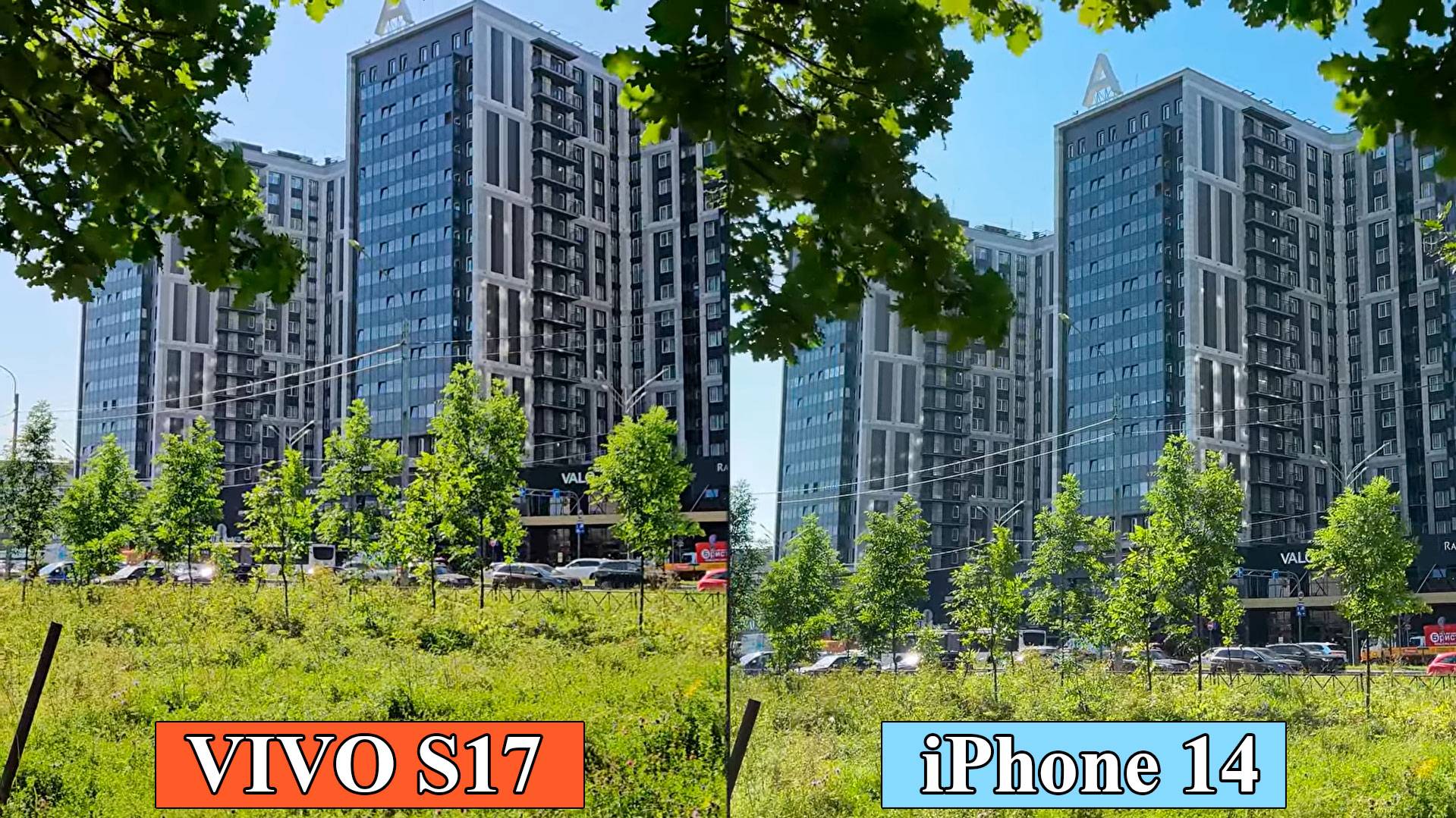 iPhone 14 vs. Vivo S17 — сравнение видеокамер / 4K, автофокус, стабилизация, зум, ночной режим