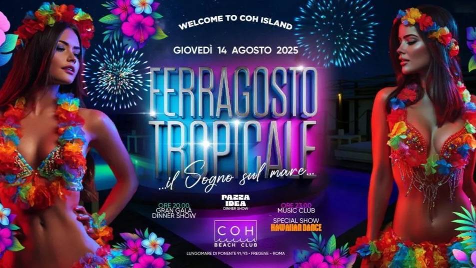 Ferragosto on the beach  - an Italian tradition for one day in a year !
