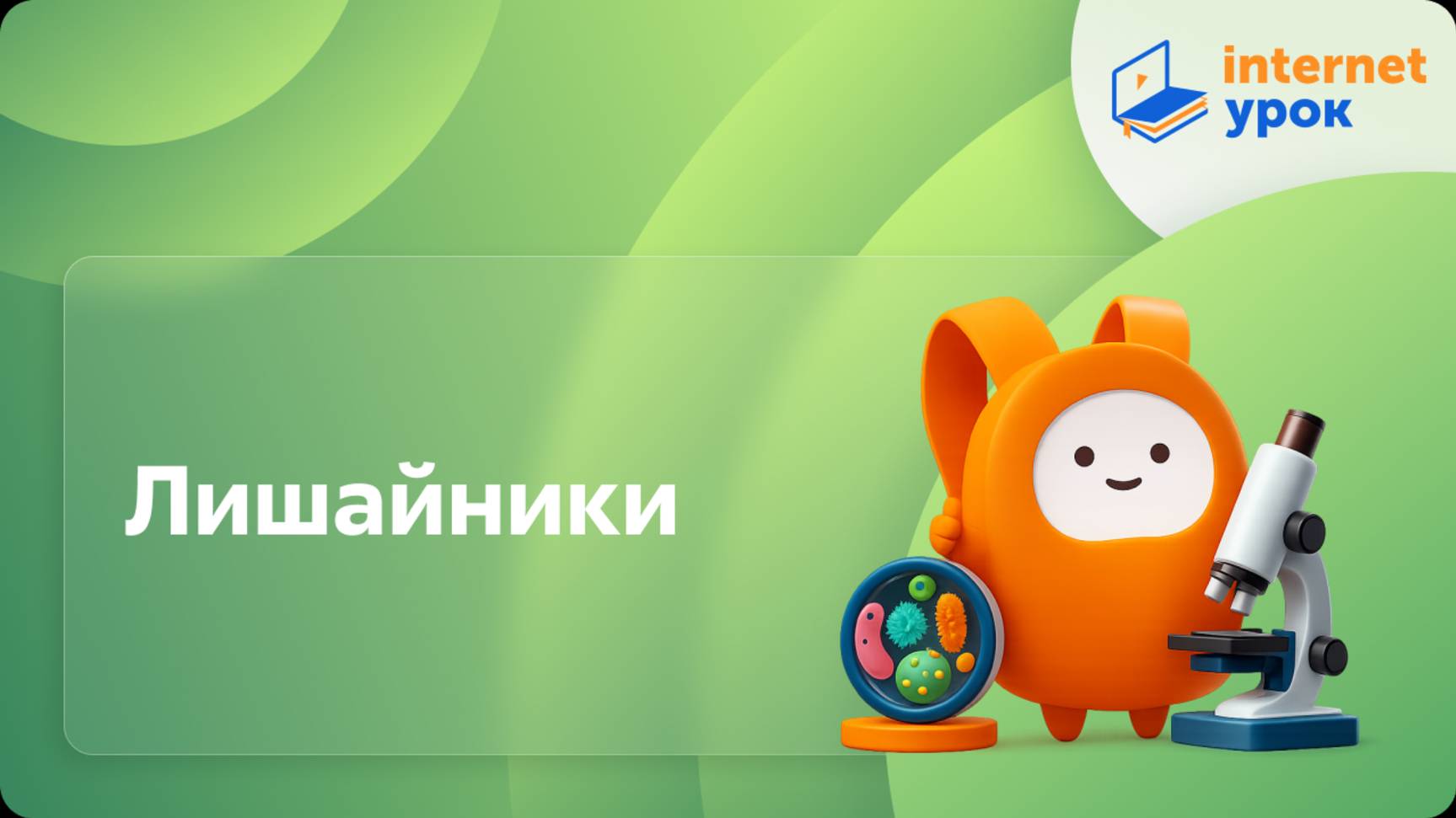 Лишайники. Видеоурок по биологии 5 класс