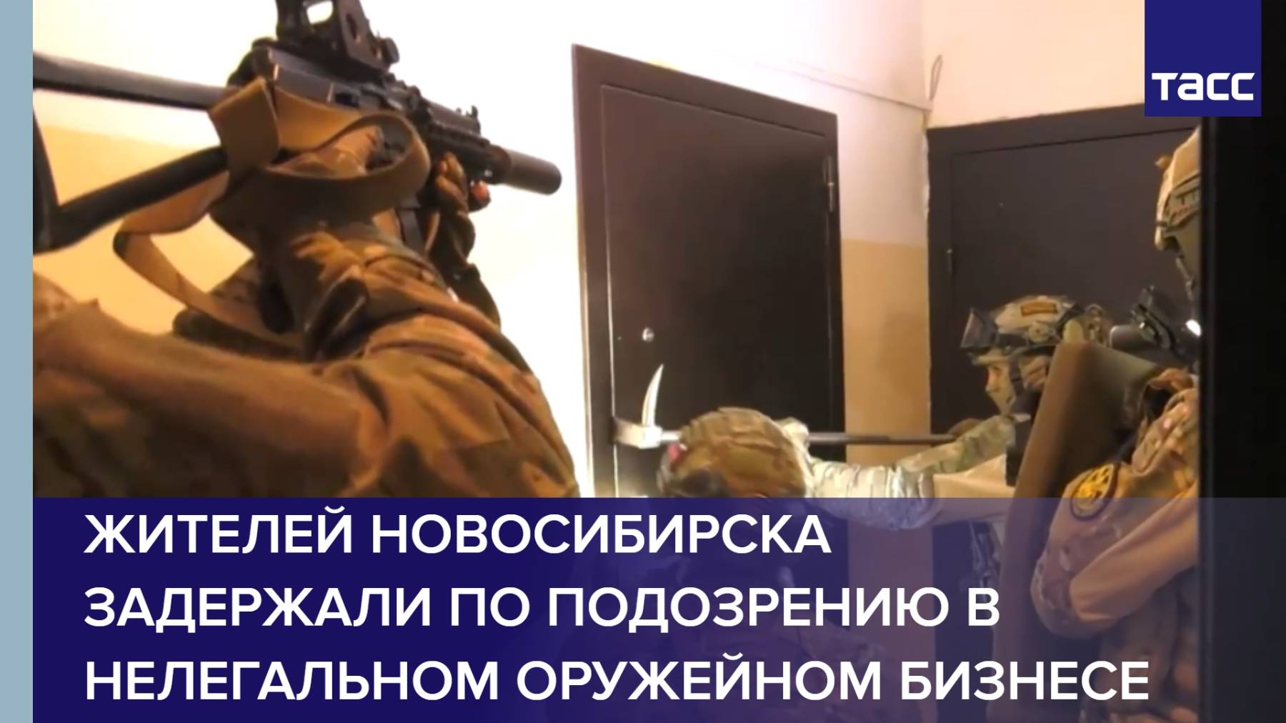 Жителей Новосибирска задержали по подозрению в нелегальном оружейном бизнесе