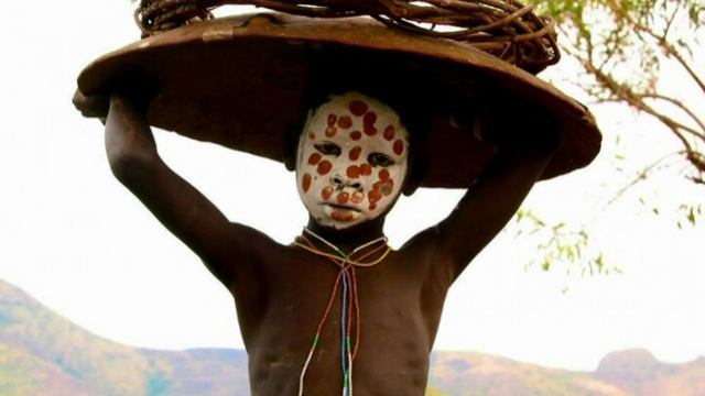 Занятие "Первобытный грим".