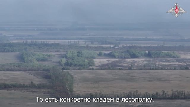 Боевая работа расчета САУ «Гиацинт-С» ГрВ «Центр»