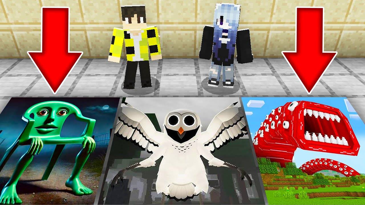 ВЫБЕРИ ПРАВИЛЬНУЮ ЯМУ ПОЕЗД ПОЖИРАТЕЛЬ 99 ДНЕЙ СОВА В ЛЕСУ РОБЛОКС КАРКЕРКАРКУРКУР В МАЙНКРАФТ !