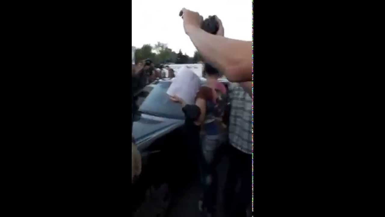 Как провожали Кучму и Шуфрича в Донецке 23 06 2014