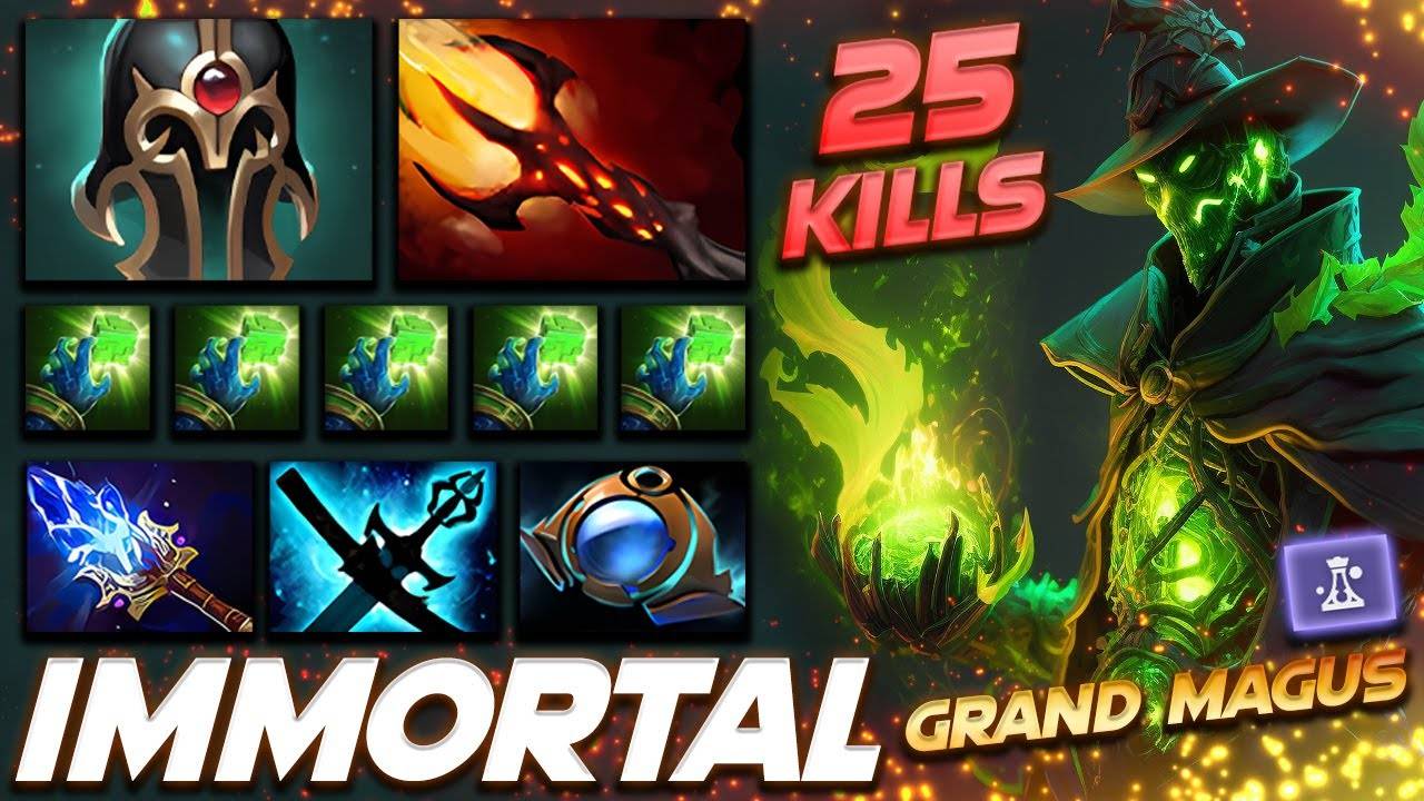 [ImmortaL][Pub]Рубик-мид.Отличное исполнение.Rubick Grand Magus.DOTABUFF-47.45%Win Rate
