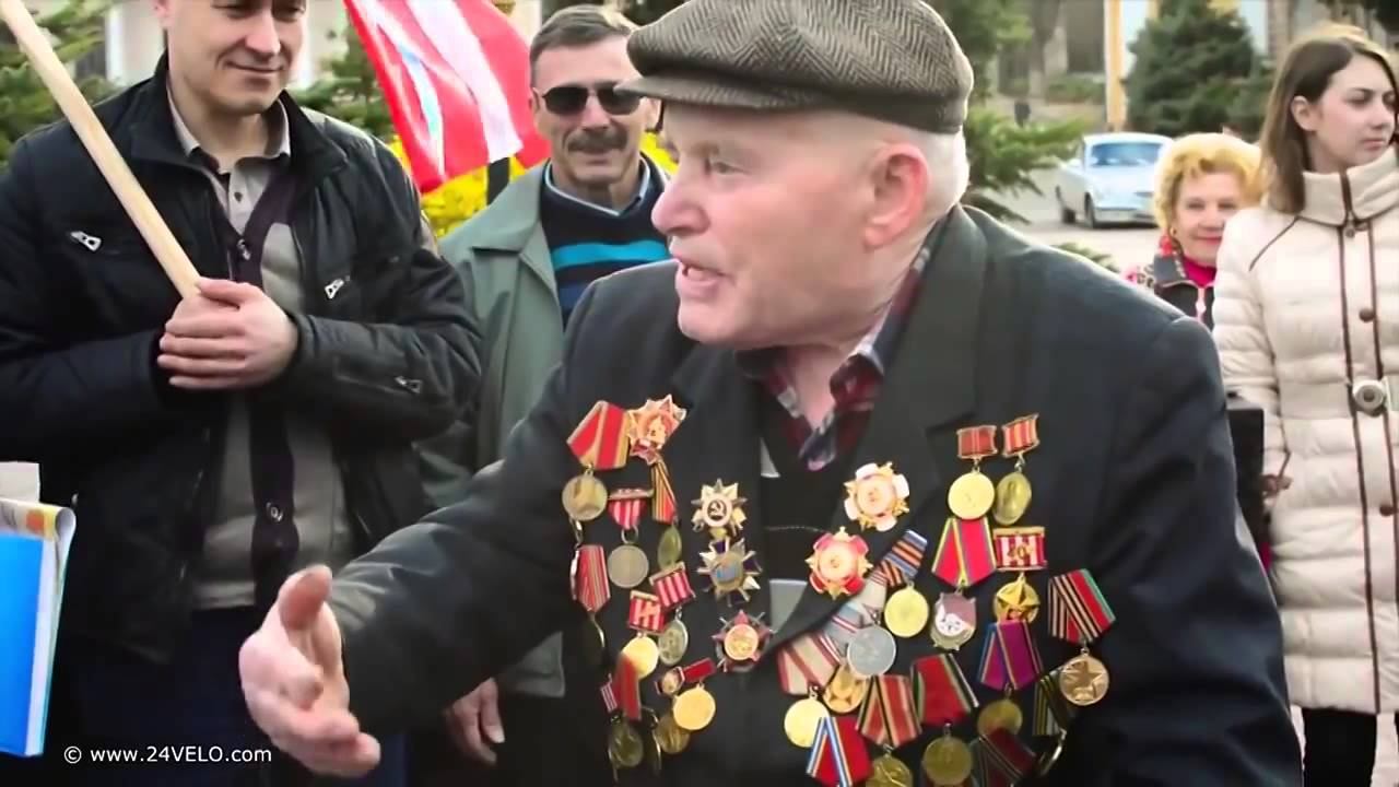 Крым Ветеран Я встал на колени и сказал Боже мой, я в России, Спасибо !!!