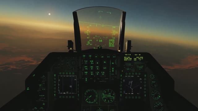 DCS World. F-16C Viper. Навигация по точкам маршрута и TACAN.