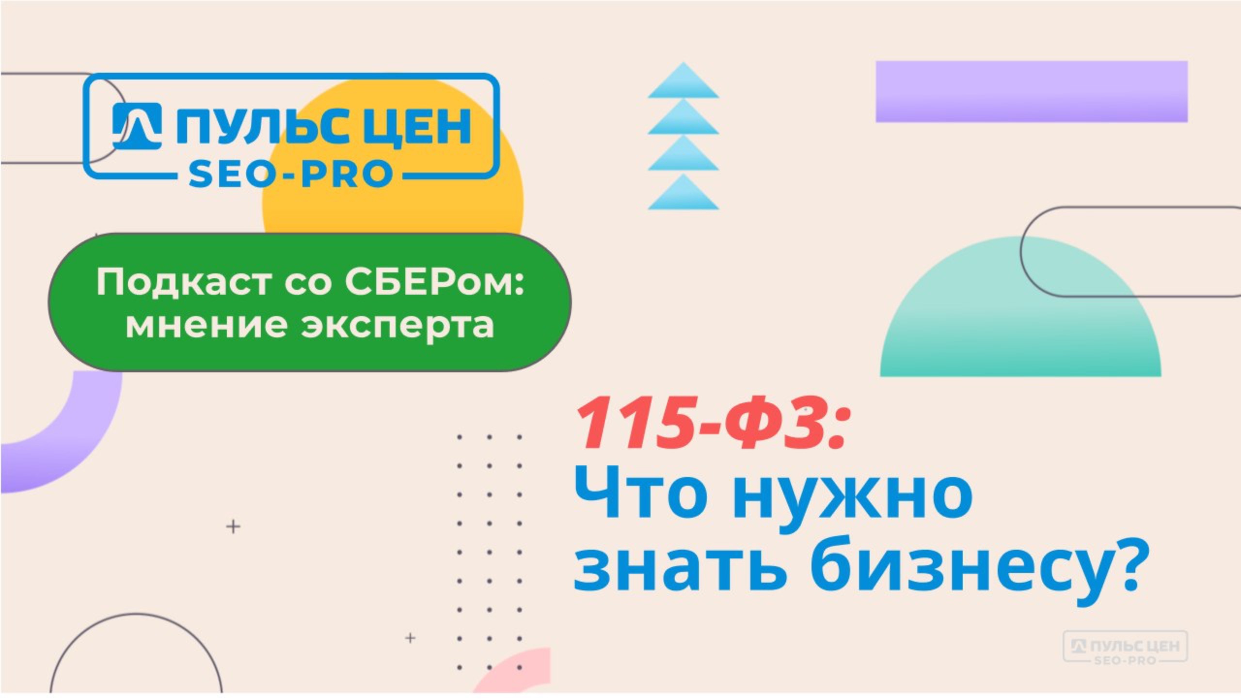 "ФЗ 115: ЧТО НУЖНО ЗНАТЬ БИЗНЕСУ?" - видеоподкаст Пульса цен и СБЕРа