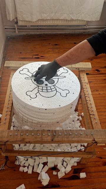 Oddly Satisfying Styrofoam Cutting 😱  satisfying  asmr  fyp