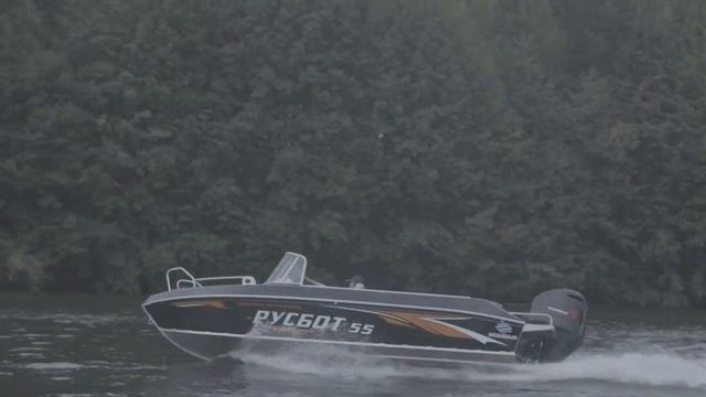 Алюминиевая лодка Русбот 55 + Golfstream F115 | Rusboat 55 | КАТЕРА СИБИРИ