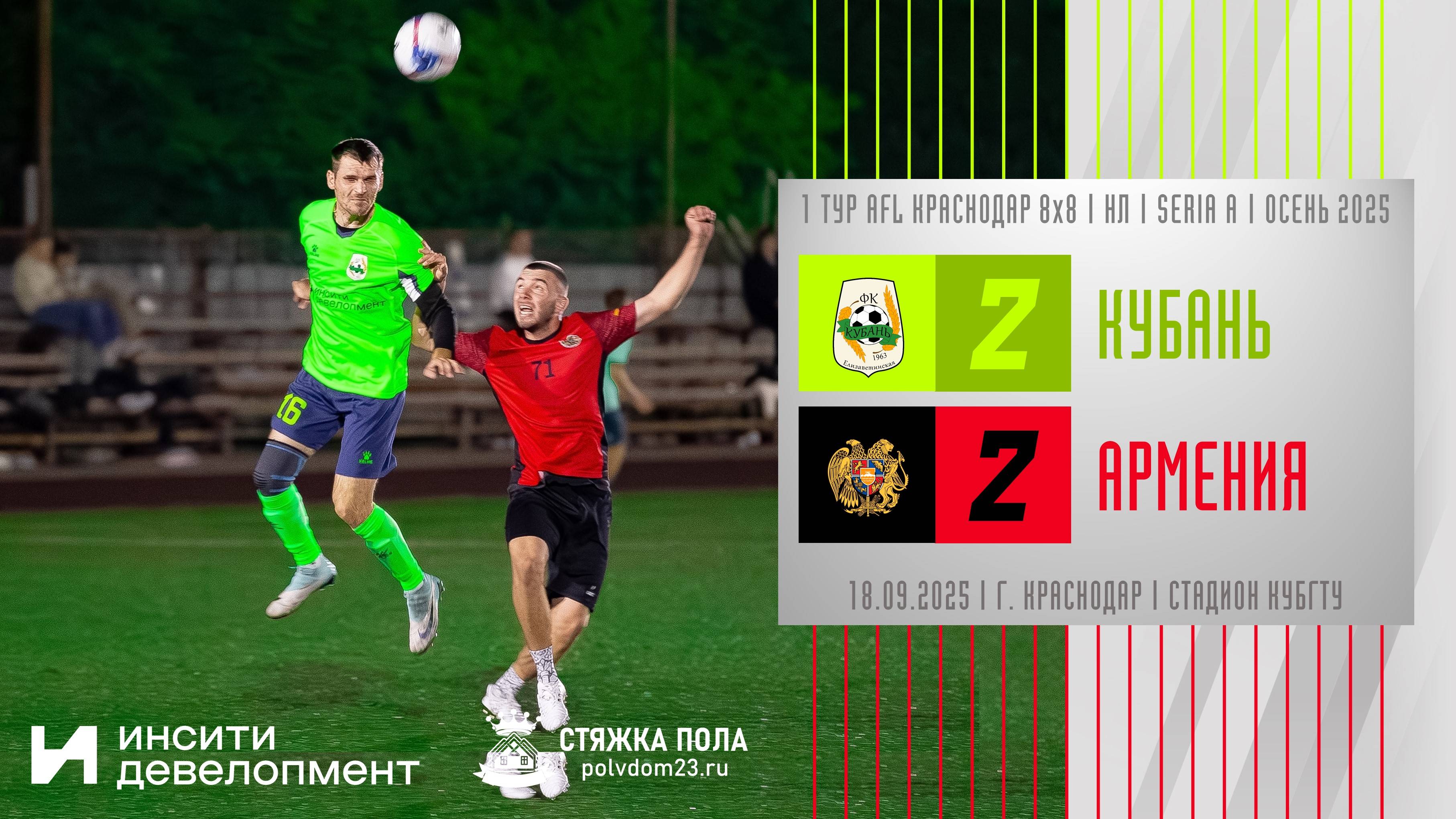 Кубань - Армения | 18.09.2025