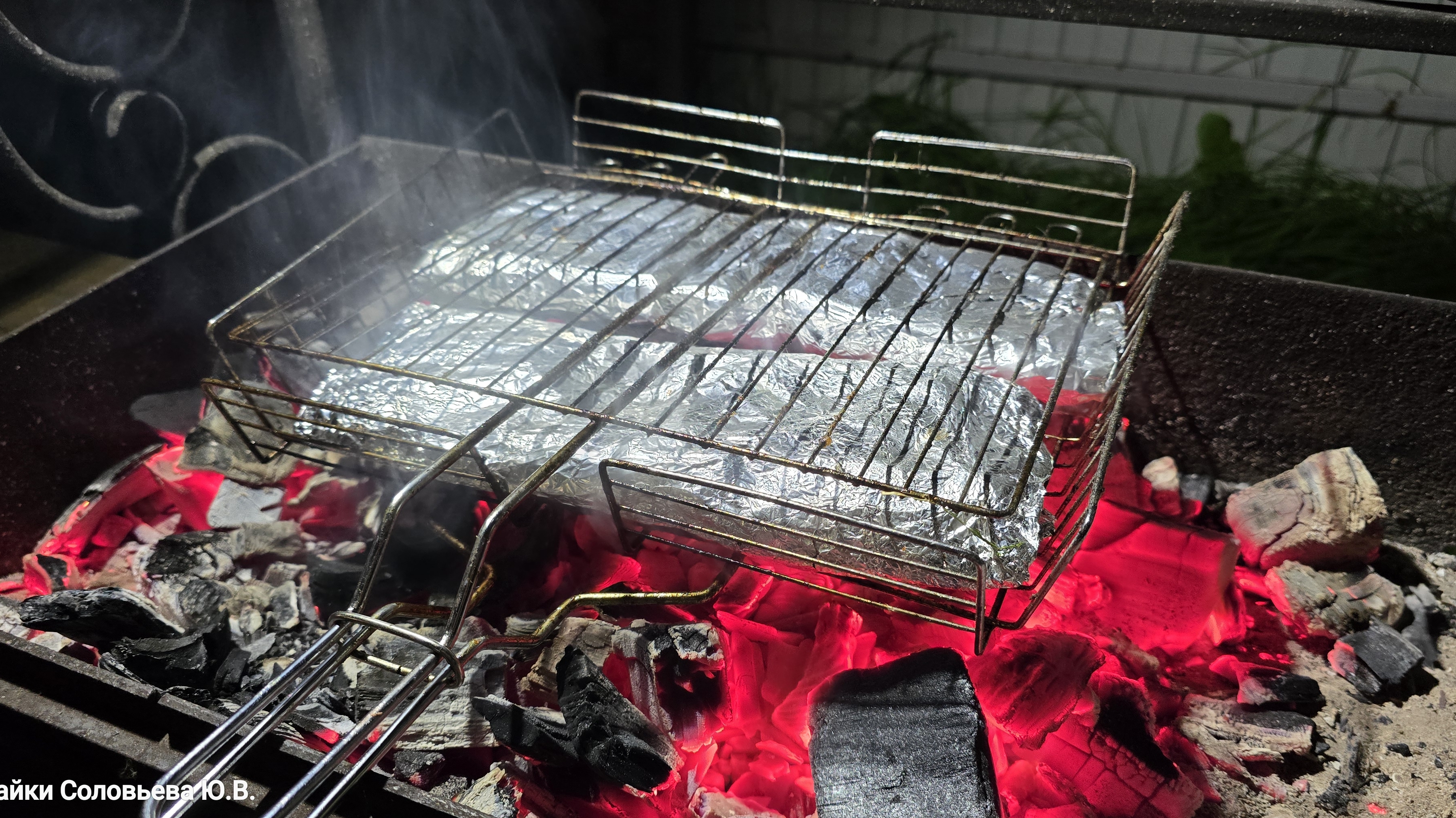 Рёбра на углях