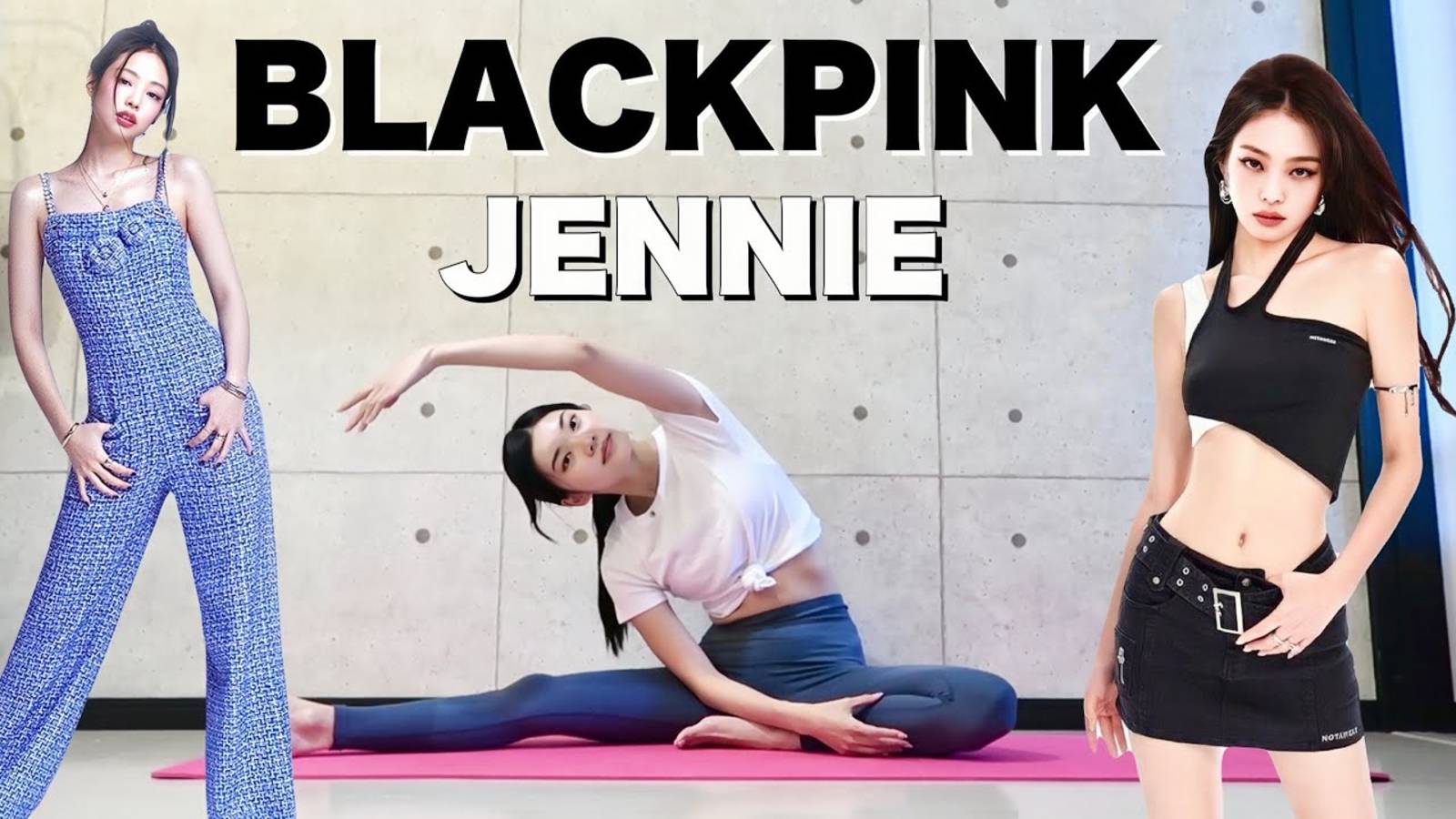 Hinafit - Тренировка Дженни из BLACKPINK / Пилатеса для стройных ног и бедер
