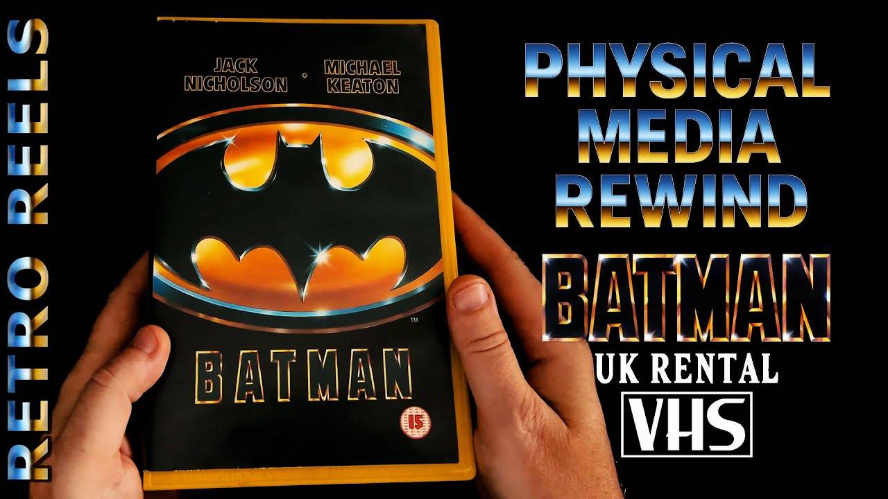 Бэтмен (1989) — культовая жёлтая VHS-кассета, выпущенная в прокат в Великобритании