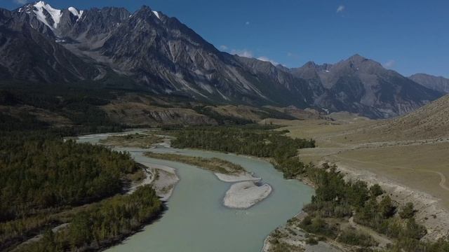 Горный Алтай | Слияние реки Карагем и реки Аргут | Карагемский прорыв | Аэросъемка