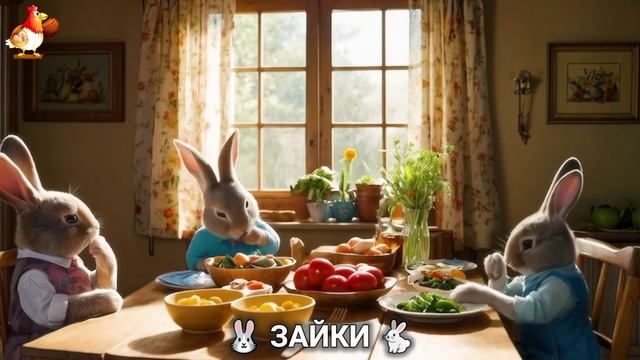 Зая и Зайчата 🐰🐇🐇 Веселые истории из жизни семейства зайчиков (71)