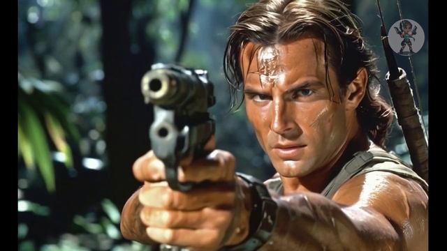 Пародия на Лару в ретро стиле от ИИ #9