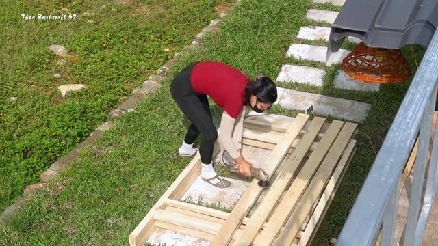 The Girl Spends 60 Days To Alone Build Stone House And Kitchen -- Start to Finish. Thoa Bushcraft