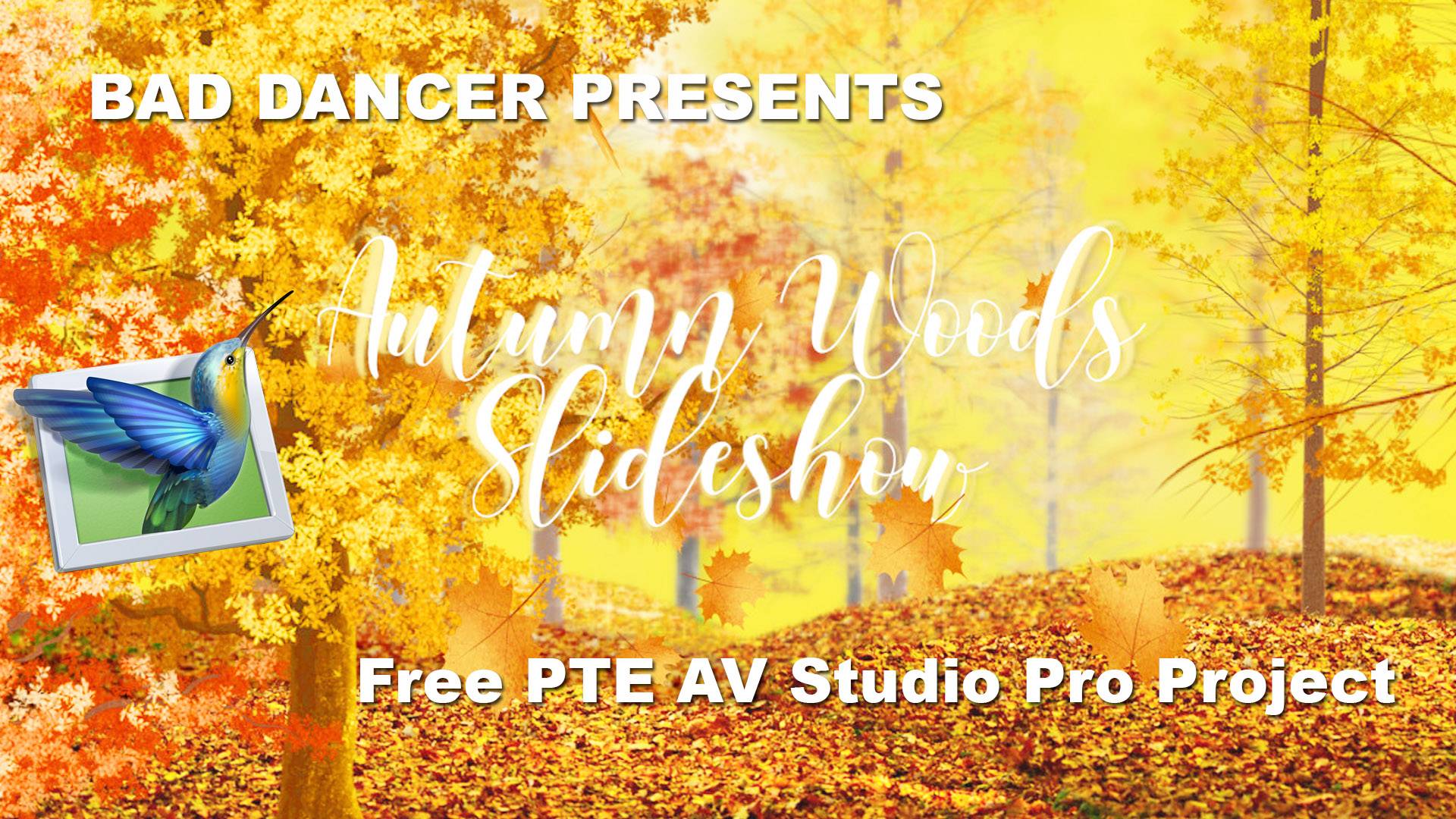 Free PTE AV Studio project - Autumn Wood Slideshow ID 29092021