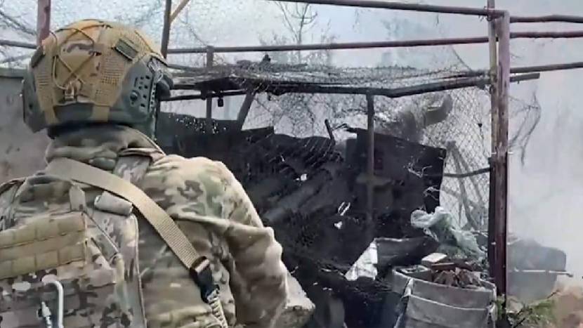 Расчеты гаубиц Д-20 уничтожили живую силу ВСУ в районе Часова Яра