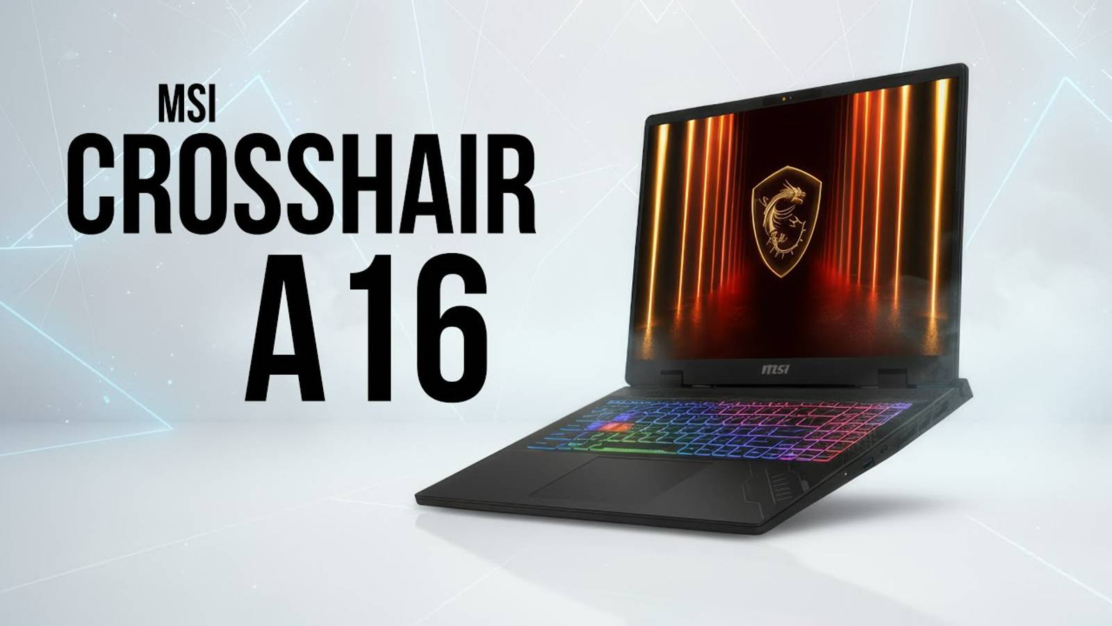 Видеообзор игрового ноутбука MSI Crosshair A16