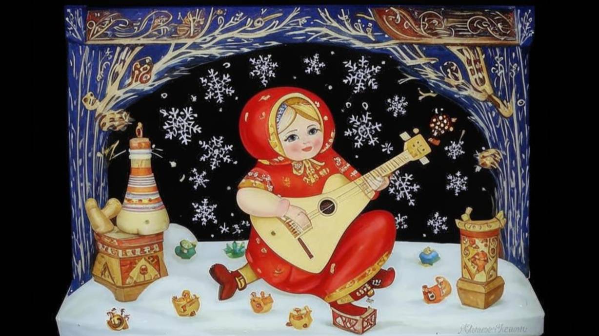 🍒  Калинка-малинка. Kalinka-Malinka. Учим новые слова и поём песню