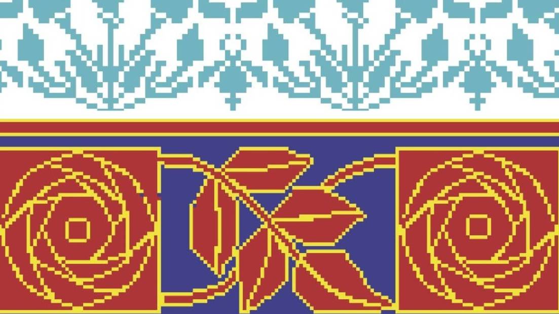 СТАРИННЫЕ СХЕМЫ. Art Nouveau. Рукоделие, вышивка, вязание. Подборка №162.