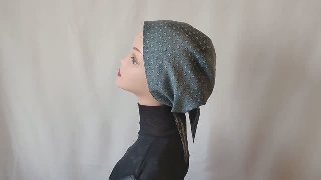 Шерстяная бандана с отложными лямками арт.111621