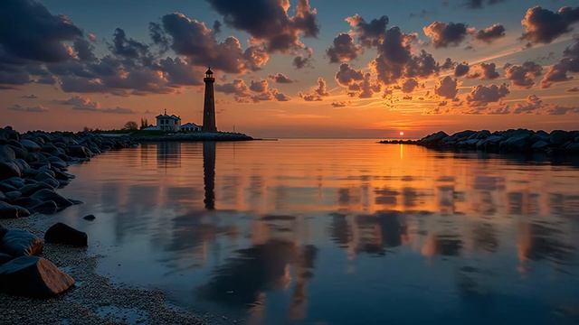 Deep Chillout Music for Study ｜ Ocean Sunset Vibes & Focused Work Playlist