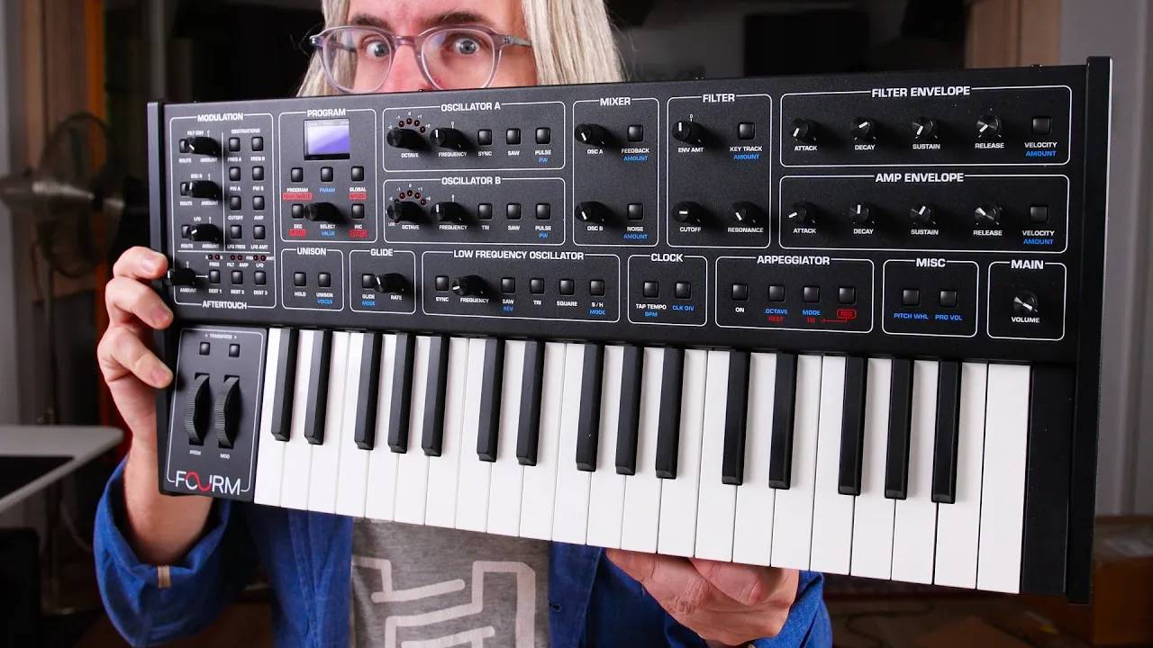 Sequential Fourm: Classic Analog Synthesizer with Polyphonic Aftertouch!