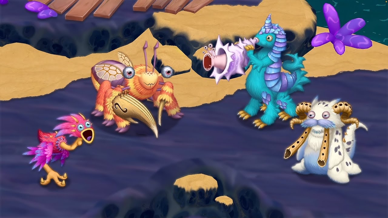 Остров Странников - Вся Песня (My Singing Monsters:  Dawn Of Fire, Мои Поющие Монстры)