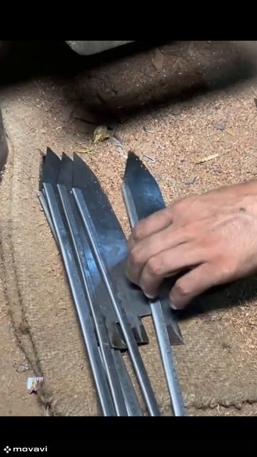 Нож из полотна пилы по дереву 2