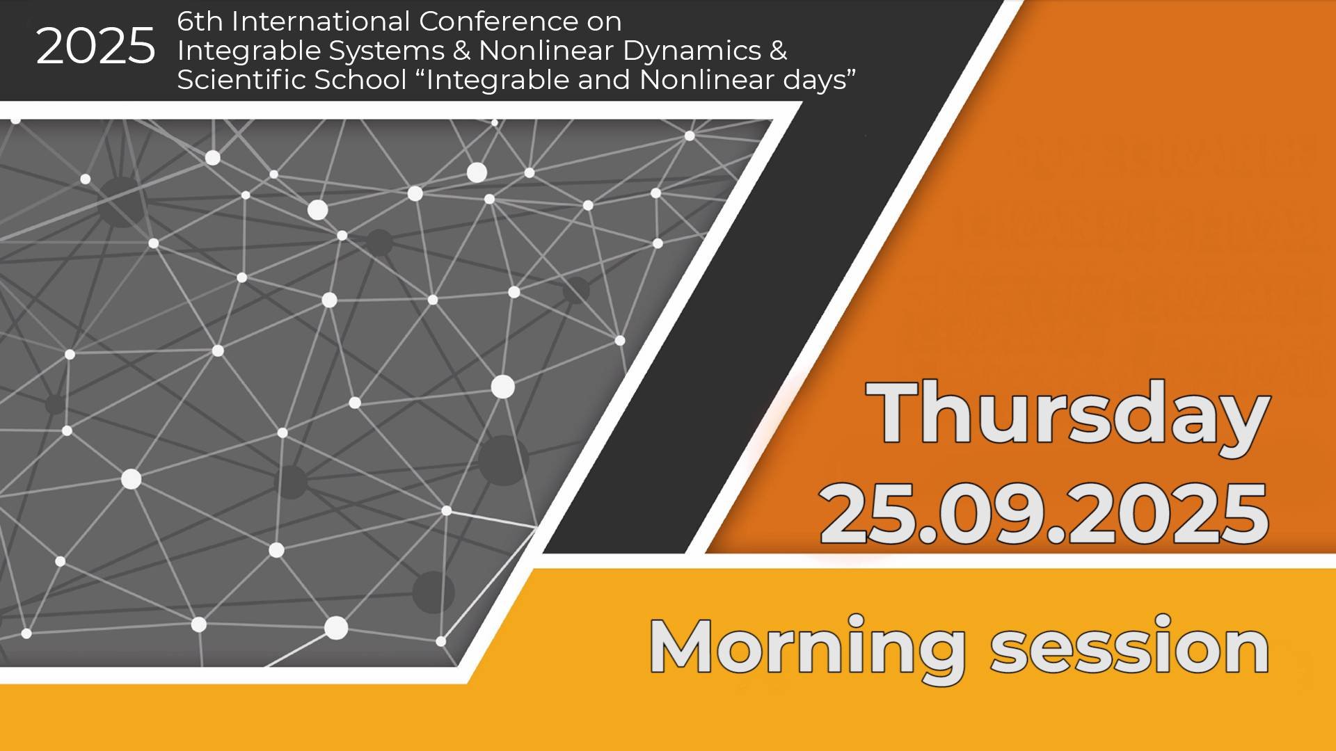 ISND – 2025 – Thursday, 25.09.2025 – Morning session