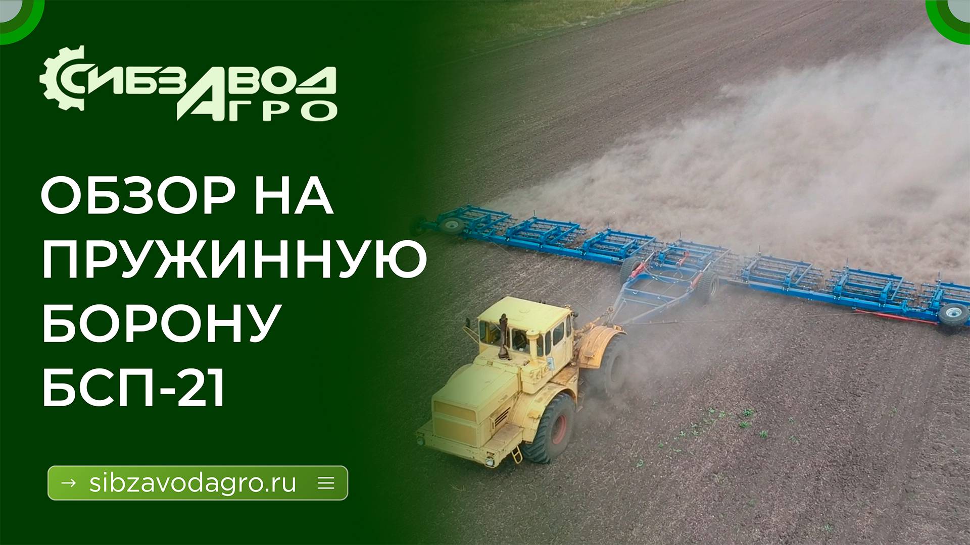 Борона секционная пружинная БСП 21