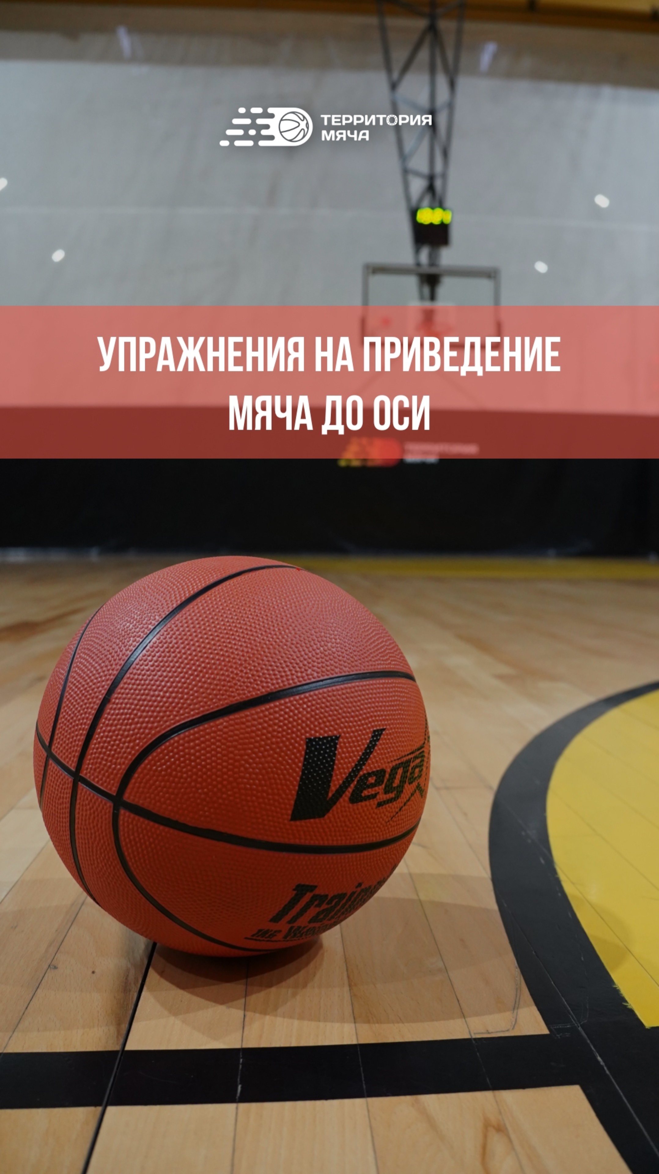 Правильное приведение мяча до оси 🏀