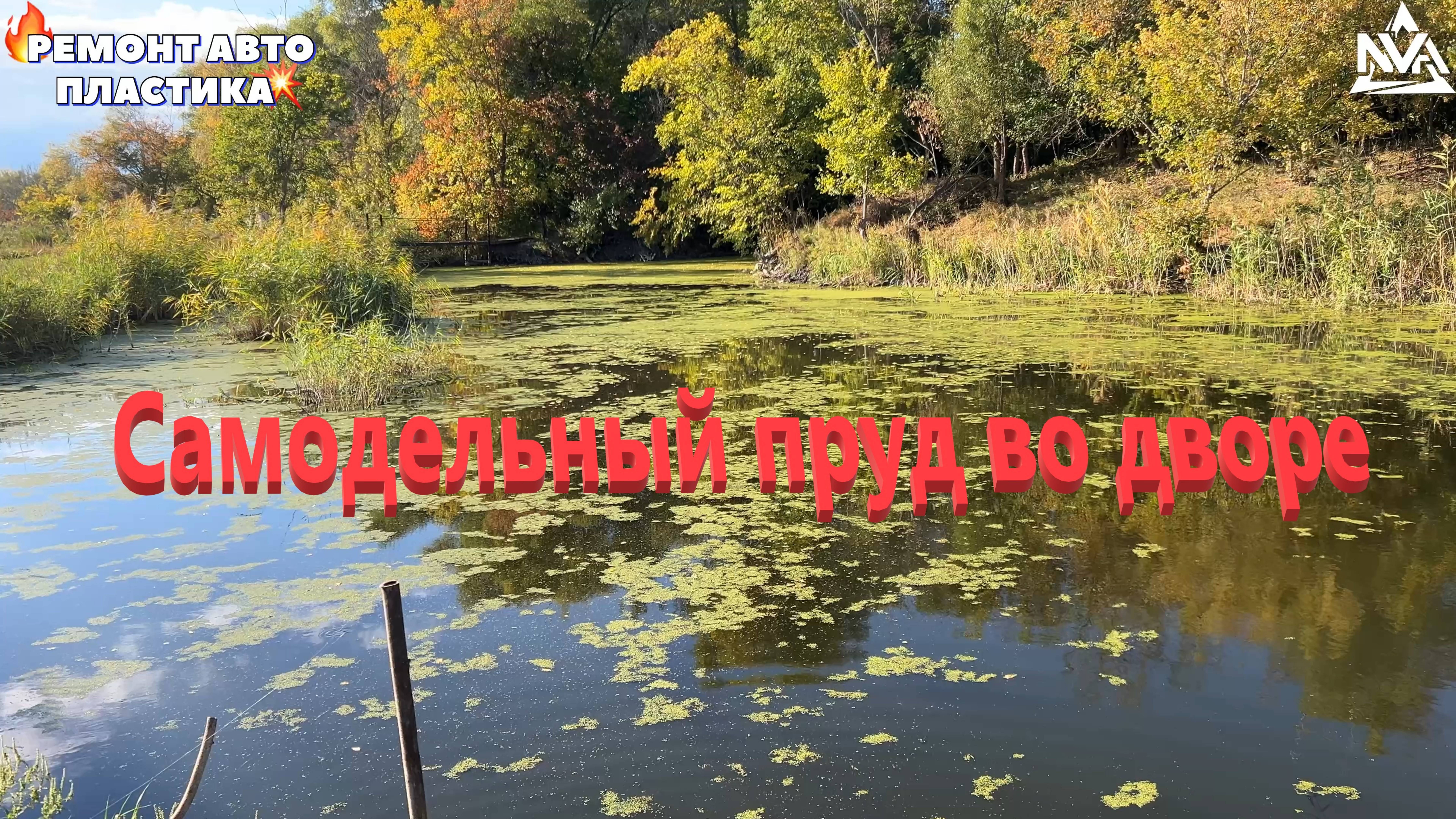 Самодельный пруд во дворе