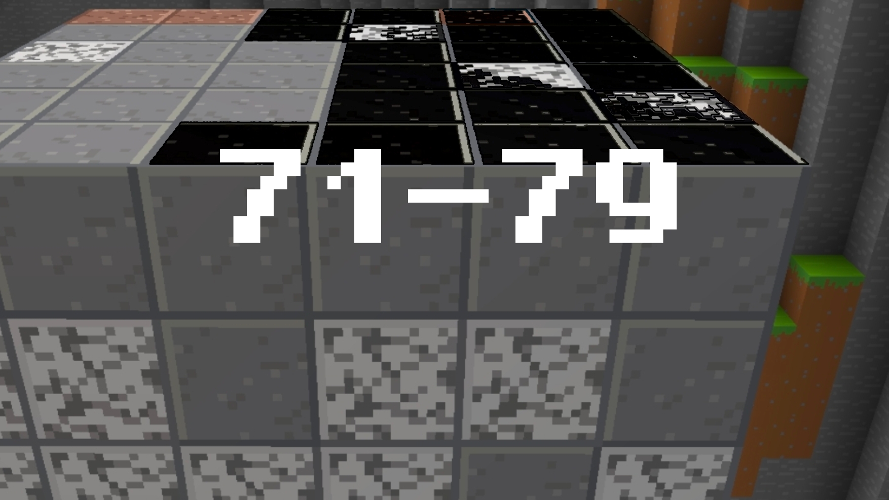 построил памятник неиспользуемому виду камня (майнкрафт сто дней ванила)