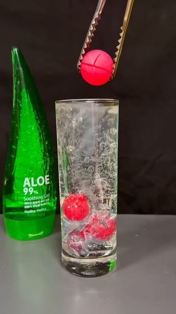 1000°C RHCB vs Aloe 99  Soothing Gel  experiment  aloeveragel  asmr