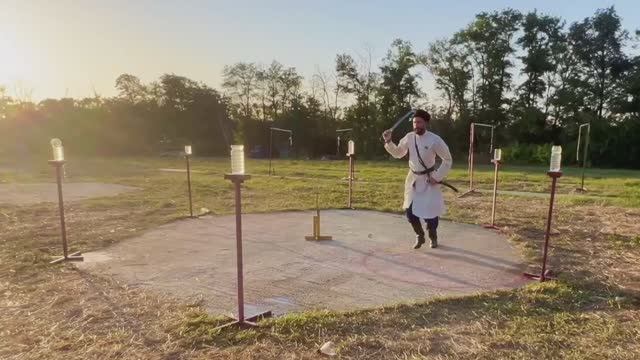 Квалификация спортсмена Оренбургского  отделения ФРШ на звание Мастер рубки шашкой второго уровня