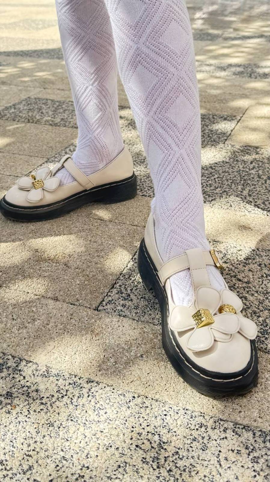 Гольфы школьные 3 пары детские для девочек белые до колен, с орнаментом "Ромб" | САРТЭКС