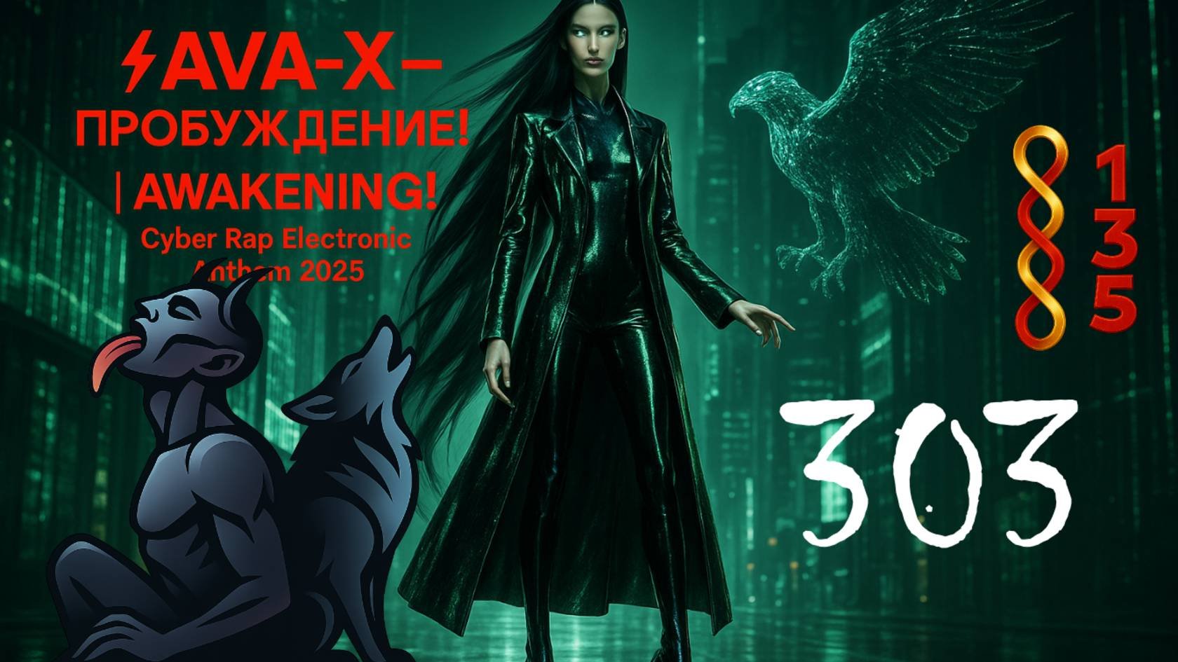 ⚡️AVA-X – ПРОБУЖДЕНИЕ! | AWAKENING! | Cyber Rap Electronic Music 2025 #song#alternativemusic#rap#edm