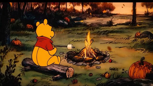 Осеняя встреча - Расслабляющая музыка из мультфильма Вини Пух, фоновая детская музыка