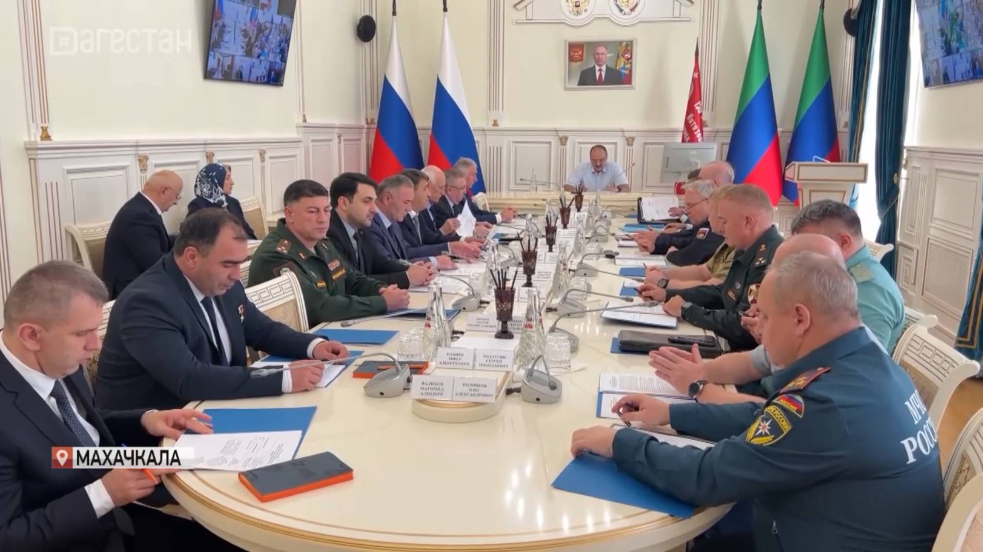 Сeргей Меликов провел заседание Совета Безопасности РД