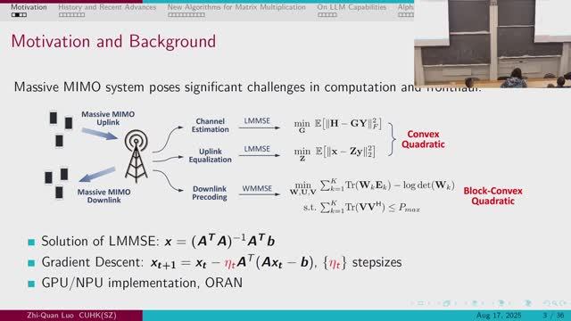 Algorithm Design Automation профессора Zhi-Quan Luo