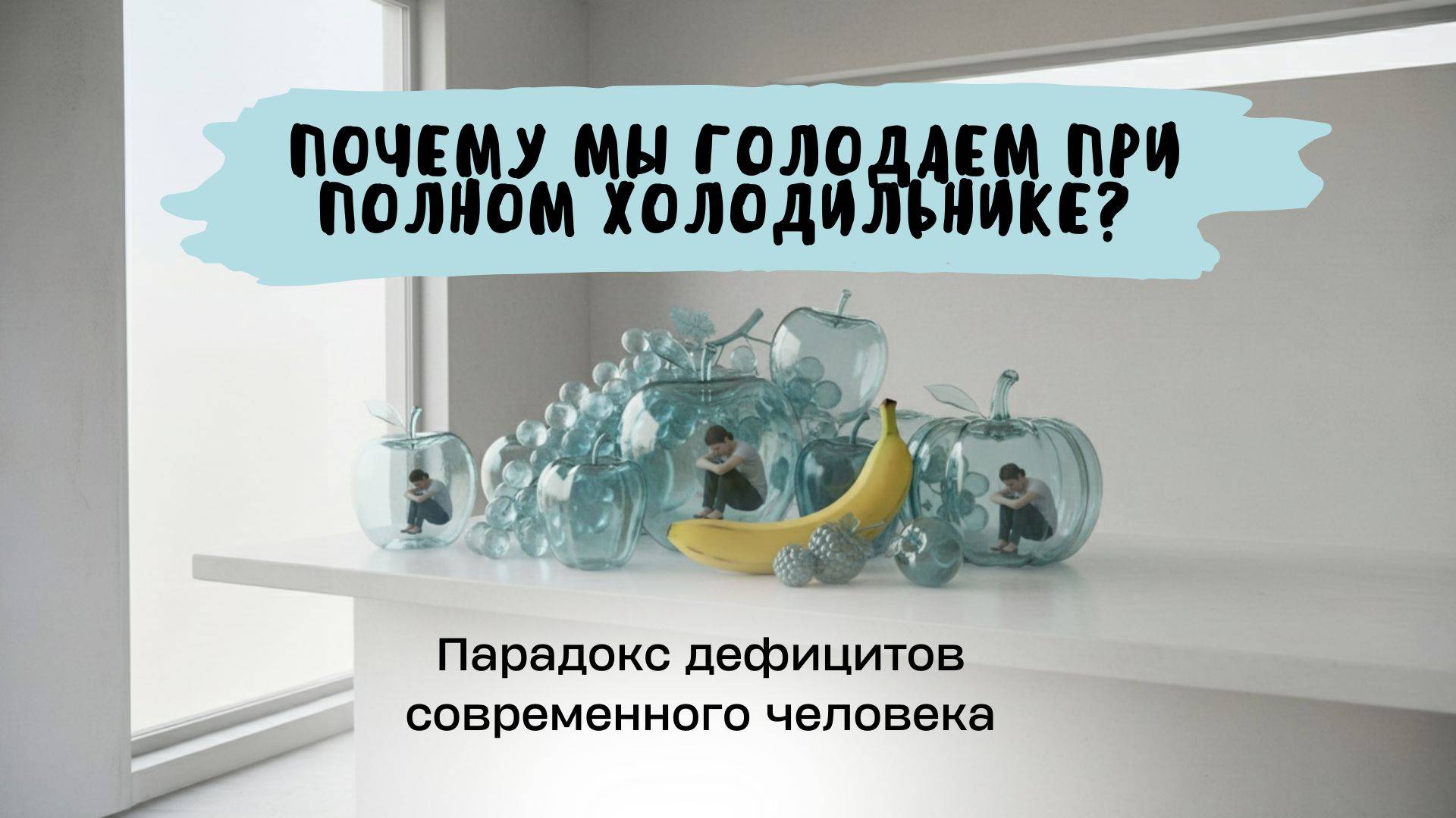 Почему мы голодаем при полном холодильнике? Парадокс дефицитов современного человека