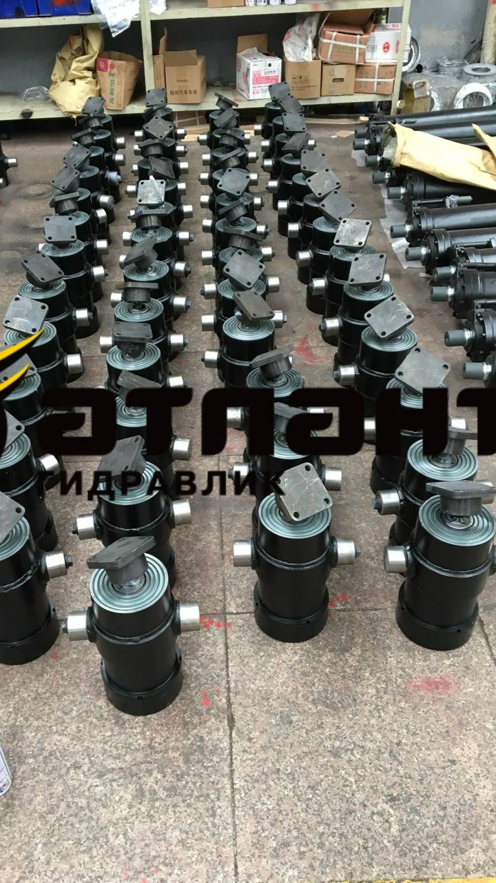 Гидроцилиндр подъема кузова на 3-х сторонник